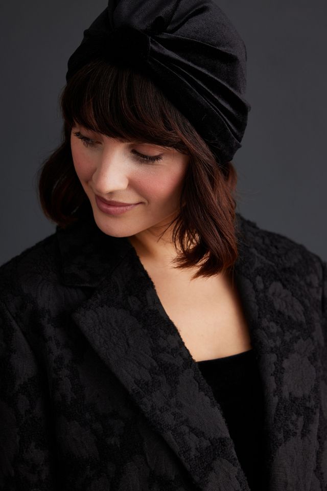 Velvet Turban Hat | Anthropologie UK