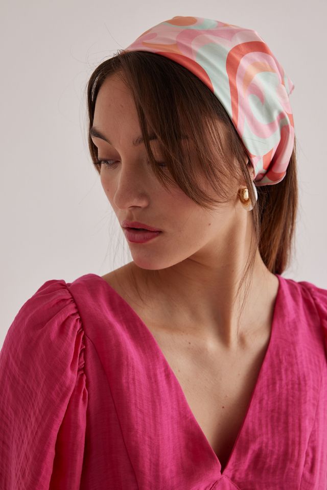 Abstract Swirl Head Scarf | Anthropologie UK