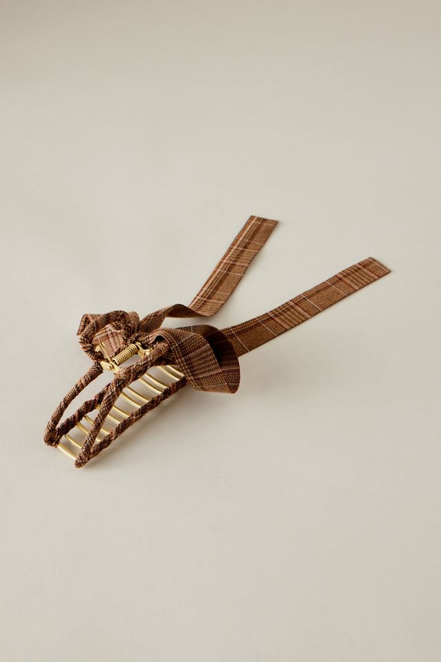 Clip de Pelo con Lazo a Cuadros | Anthropologie ES