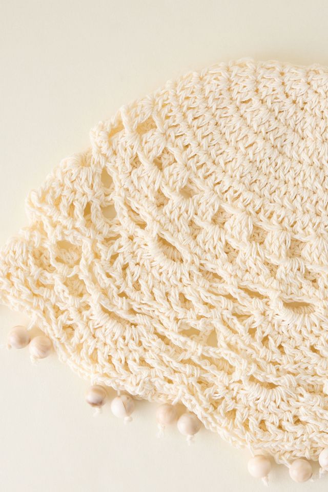 Crochet Beaded Skull Cap | Anthropologie UK
