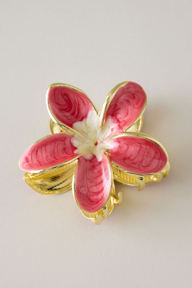 Metal Flower Hair Claw Clip | Anthropologie UK