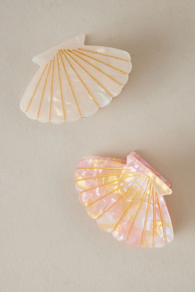 Shell Hair Claw Clips, Set of 2 | Anthropologie UK