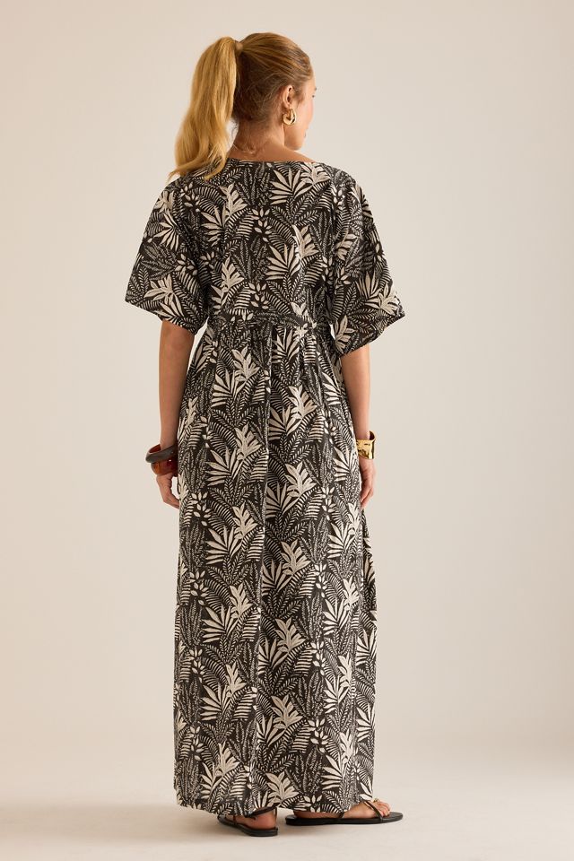 Dilli Grey Palm Kaftan | Anthropologie UK