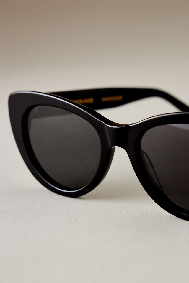 By Anthropologie The Fleur Acetate Cat Eye Polarised Sunglasses ...