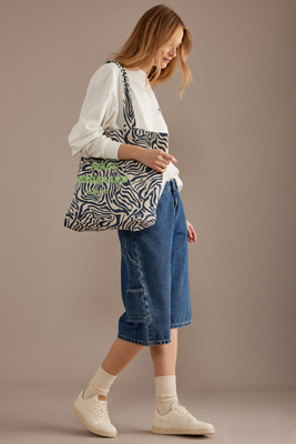 Mads Norgaard Canvas Logo Tote Bag | Anthropologie UK