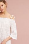 Crinkle Off-The-Shoulder Sleep Top | Anthropologie