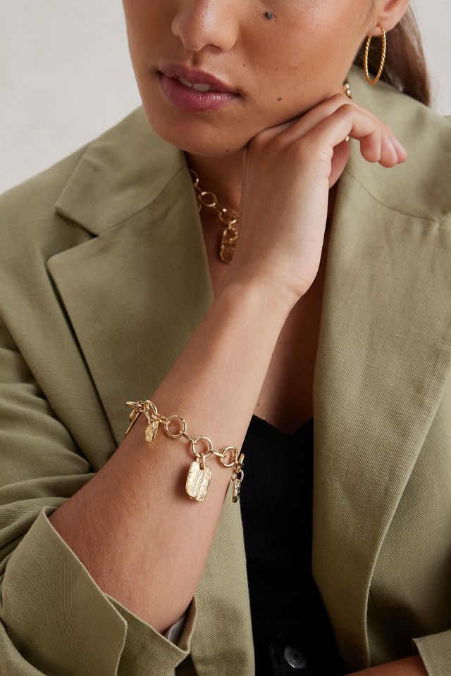 Chunky Charm Chain Bracelet | Anthropologie UK