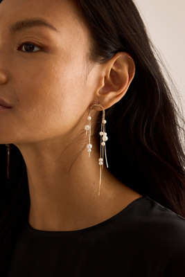Pearl Rounded Drop Earrings | Anthropologie UK