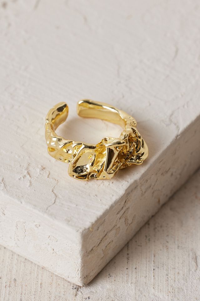 Molten Effect Ring | Anthropologie UK