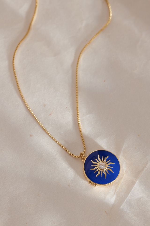 Sun Locket Chain Necklace | Anthropologie UK