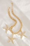 Triple Starfish Chain Necklace | Anthropologie UK
