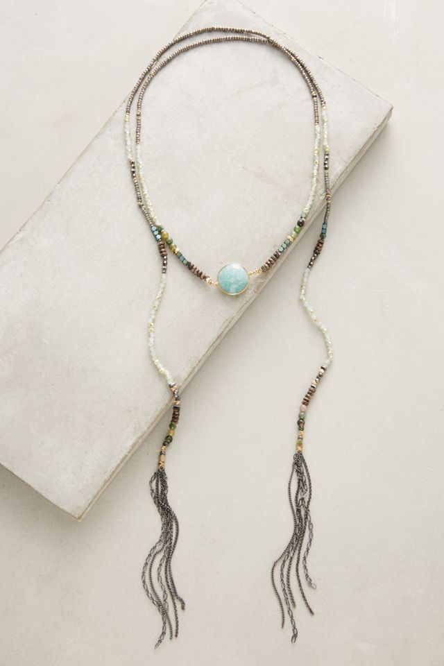 Stone Wrap Necklace | Anthropologie