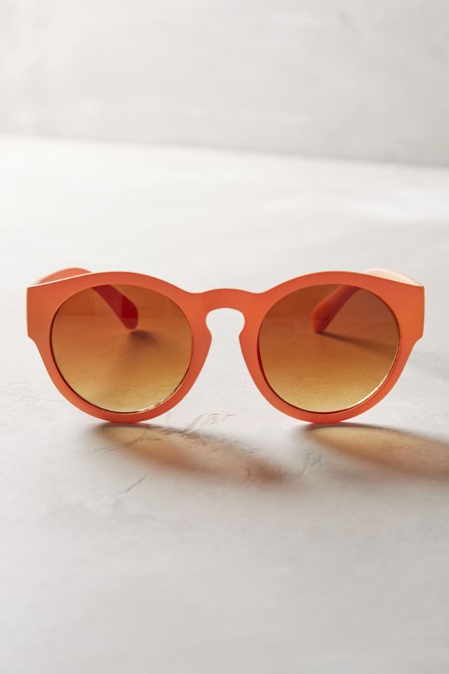 Matte Salmon Sunglasses | Anthropologie