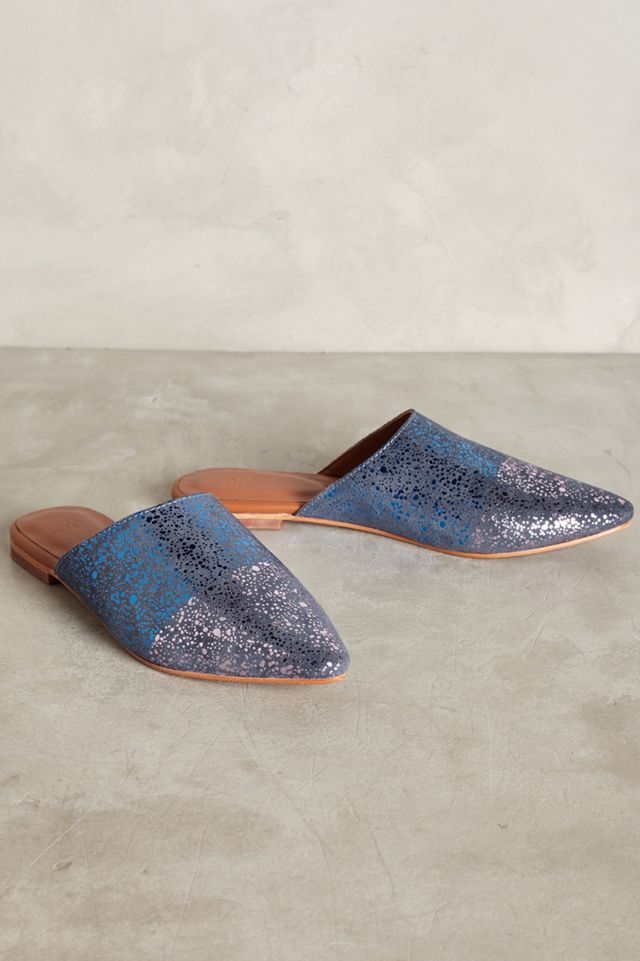 Jasper & Jeera Iridescent Slides | Anthropologie
