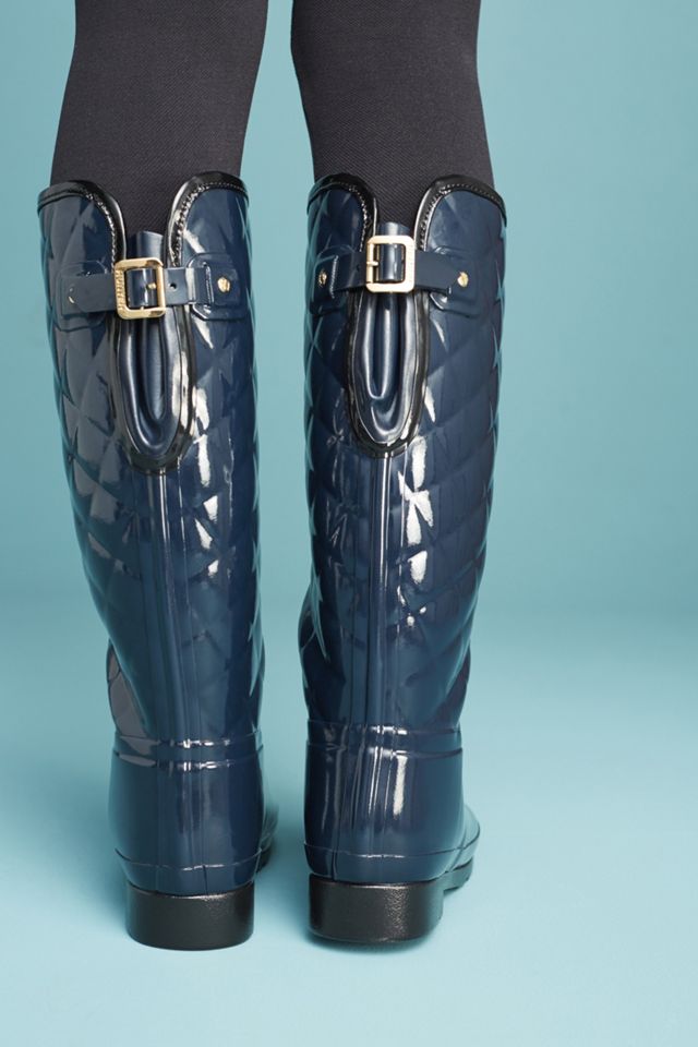 Hunter Quilted Rain Boots | Anthropologie
