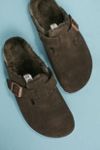 Birkenstock Boston Shearling-Lined Slides | Anthropologie
