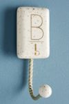 Gilded Shapes Monogram Hook | Anthropologie