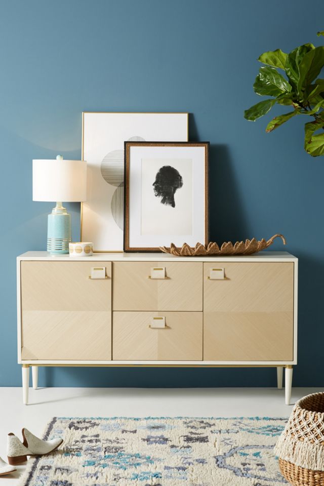Geo-Marquetry Buffet | AnthroLiving