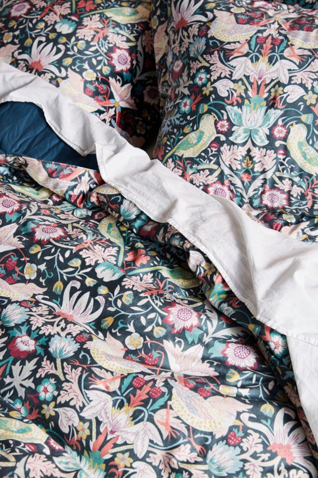 Liberty for Anthropologie Strawberry Thief Quilt | Anthropologie