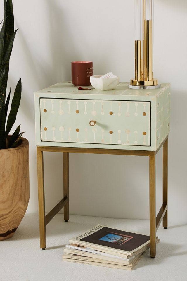 Circle Inlay Nightstand | AnthroLiving