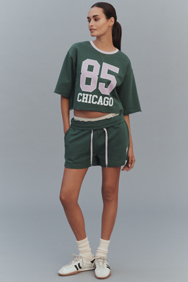 Daily Practice Jersey Sweat Shorts | Anthropologie
