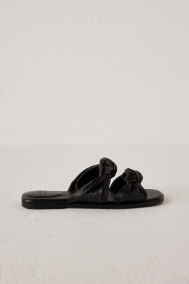 Hudson Mimi Leather Slide Sandals | Anthropologie UK