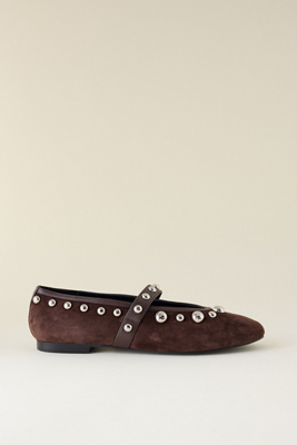 Bibi Lou Studded Ballet Flats | Anthropologie UK