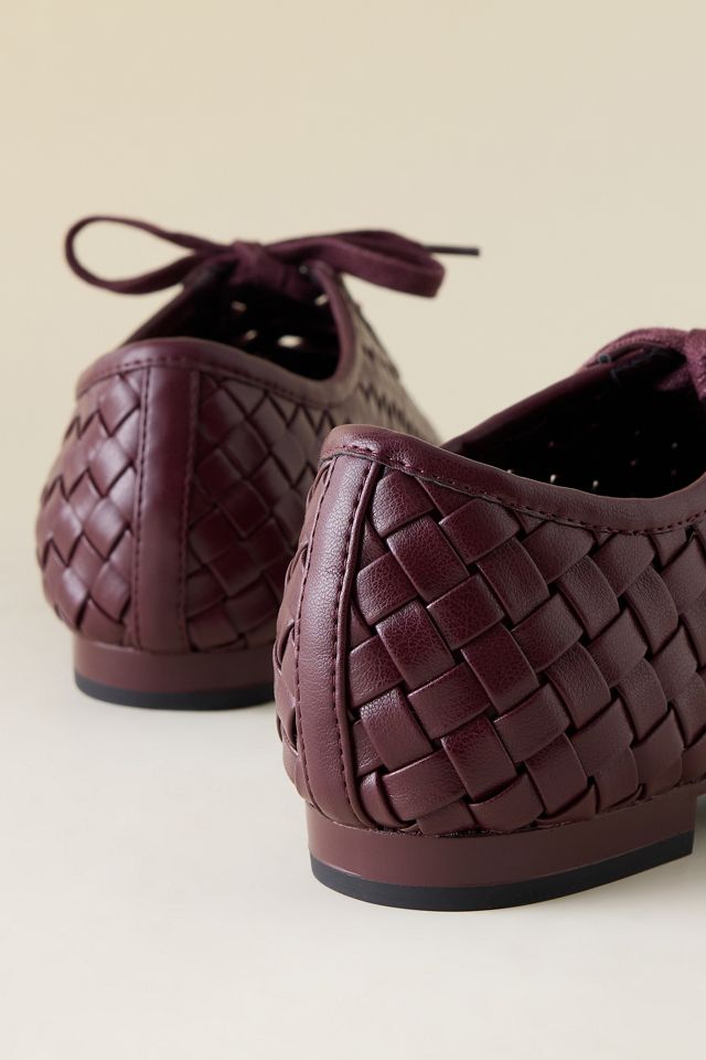 JW PEI Kayla Weave Strap Flats | Anthropologie UK