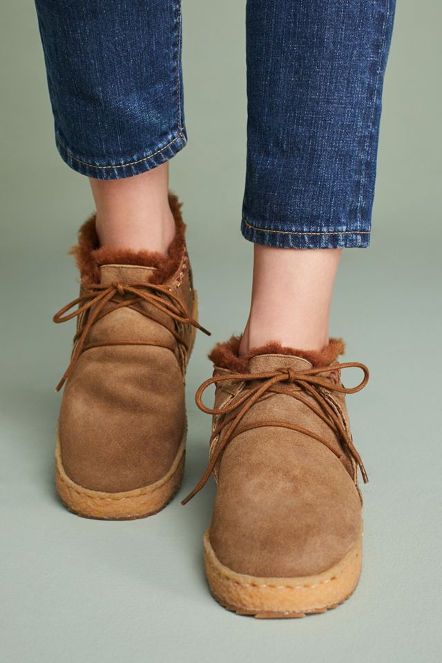 Laidback London Kion Star-Studdded Chukka Boots | Anthropologie