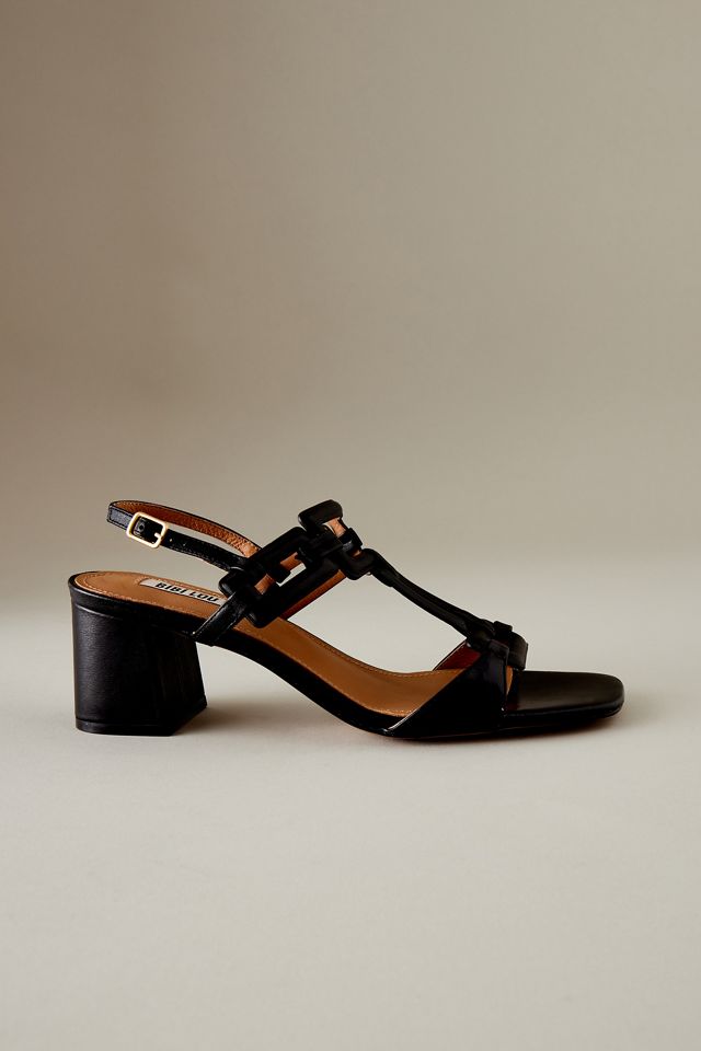 Bibi Lou Loise Leather Heeled Sandals | Anthropologie UK