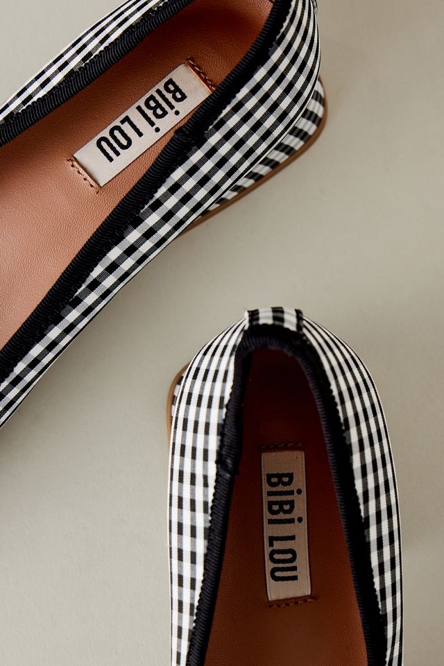 Bibi Lou Gingham Ballerina Pumps | Anthropologie UK