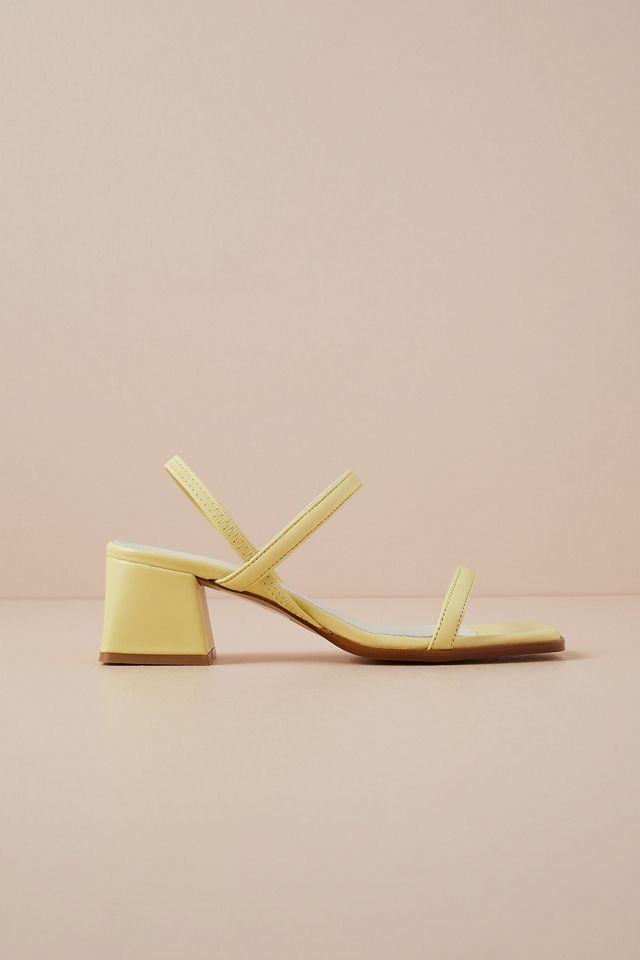 Lemon Strap Heels | Anthropologie UK