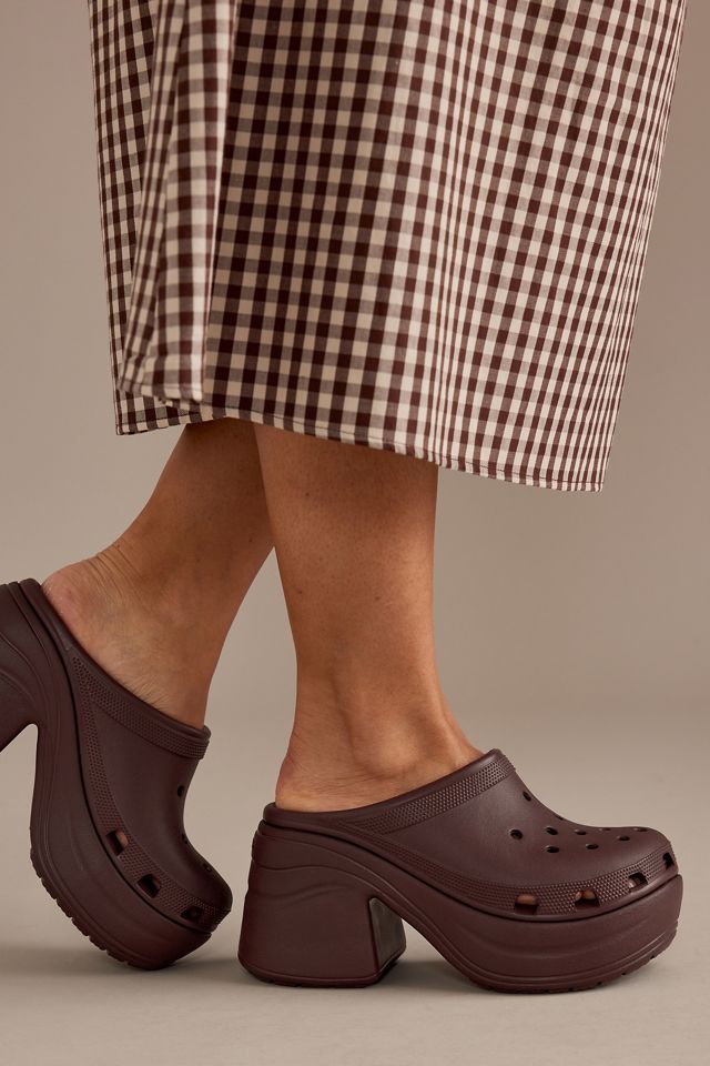 Zuecos de tacón con plataforma Crocs Siren | Anthropologie ES