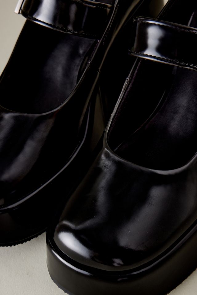 Charles & Keith Patent Mary Jane Platform Wedges | Anthropologie UK