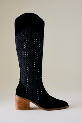 Kelsi Dagger Echo Crochet Tall Boots | Anthropologie UK