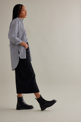 Pilcro Contrast Stitch Leather Chelsea Boots | Anthropologie ES