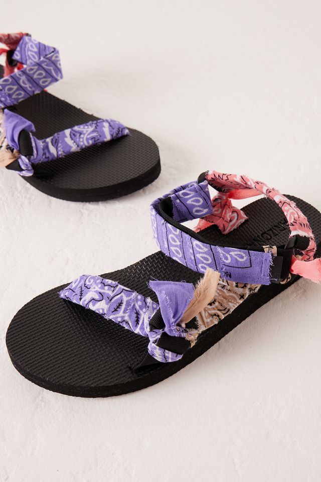 Arizona Love Trekky Mixed Bandana Sandals | Anthropologie UK
