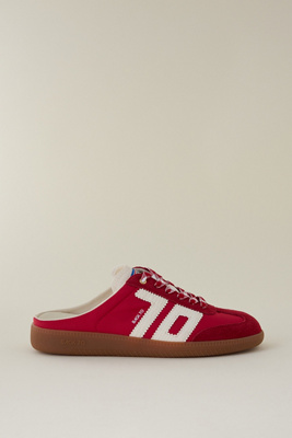 Back 70 Red Backless Mule Trainers | Anthropologie UK