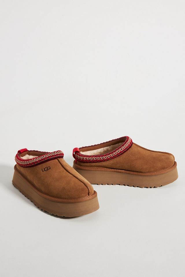 UGG Tazz Suede Platform Slippers | Anthropologie UK