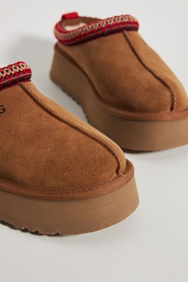 UGG Tazz Suede Platform Slippers | Anthropologie UK