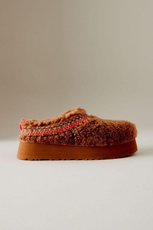 UGG Tazz Braid Shearling Platform Slippers | Anthropologie UK