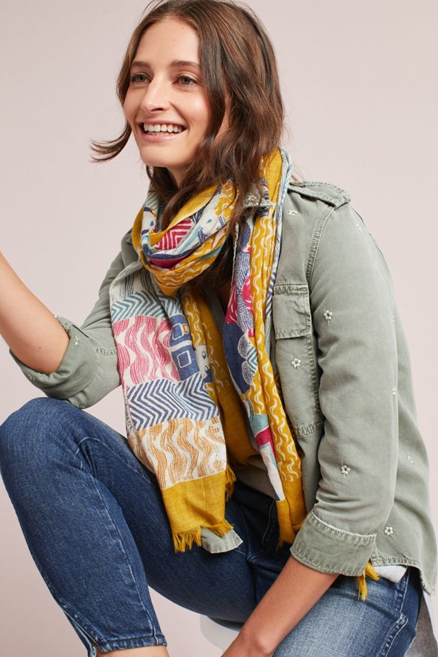 Friends Wool Scarf | Anthropologie