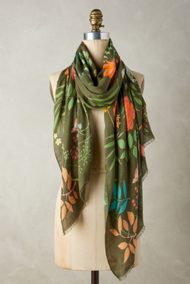 Little Red Cashmere Scarf | Anthropologie