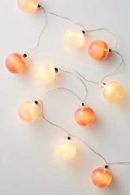 Pink Glass String Lights | Anthropologie