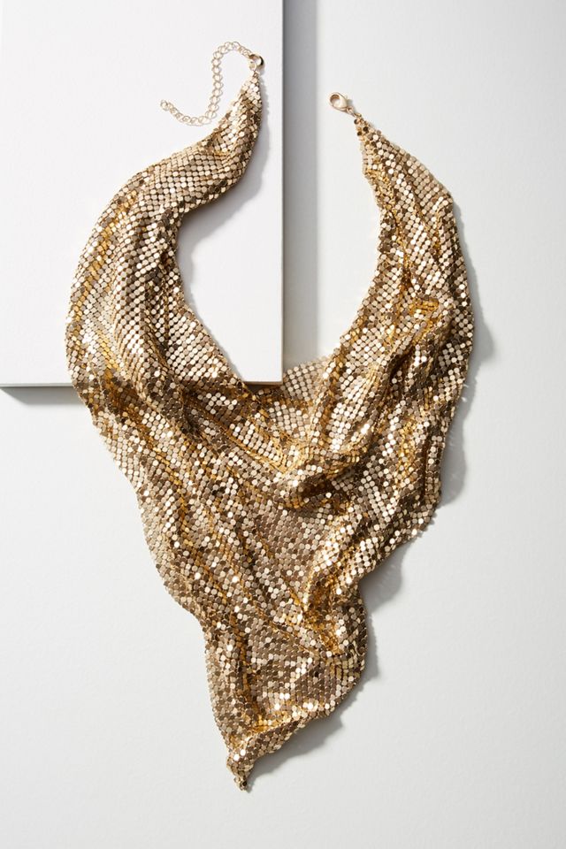 Chainmail Scarf Necklace | Anthropologie