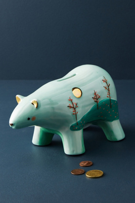 Mount Royal Mint Paws Piggy Bank | Anthropologie