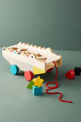 Rock & Roll Alligator Pull Toy | Anthropologie