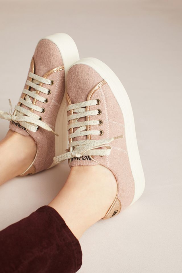 No Name Plato Wool Sneakers | Anthropologie