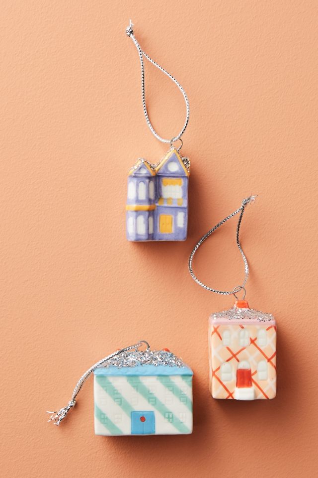 Tinseled Town Ornament Set | Anthropologie