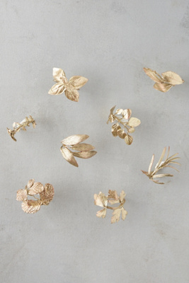 Herb Garden Napkin Rings, Set of 8 | AnthroLiving